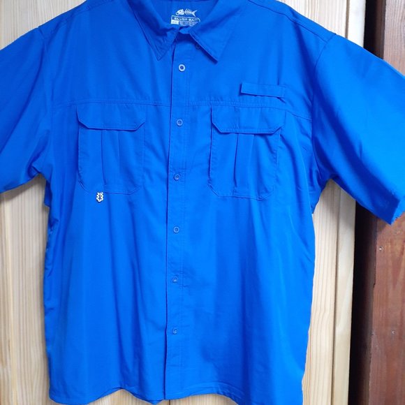 Silver Bait | Shirts | Mens Silver Bait Vented Fishing Shirt Size Xxl ...